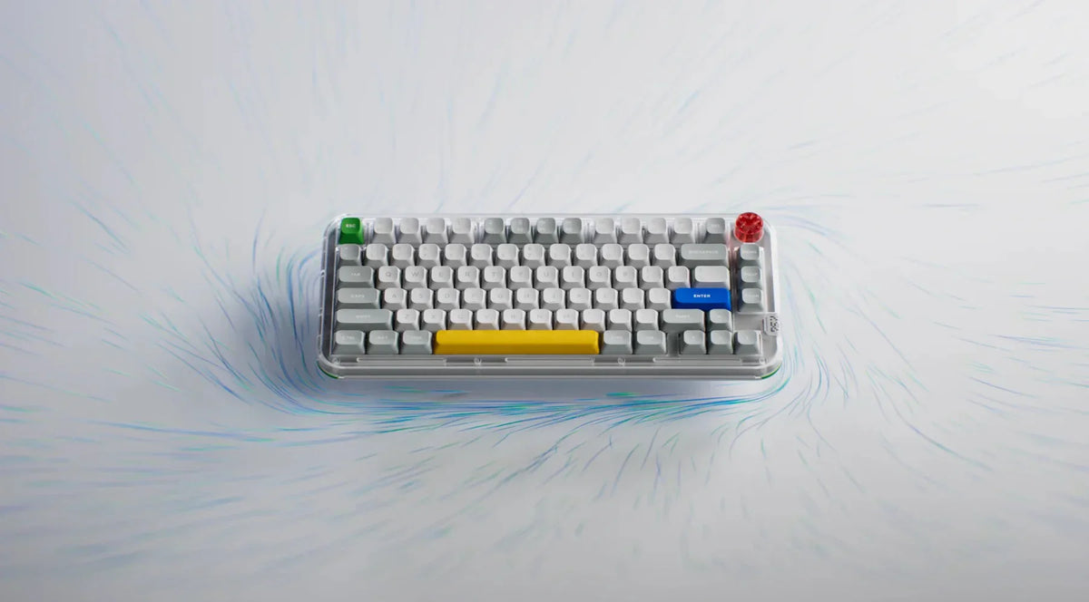 NuPhy Kick75, the first hybrid mechanical keyboard that combines the b ...