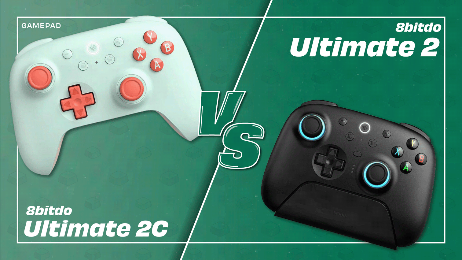 8BitDo Ultimate 2 vs 2C – controller comparison – Shelter.Shop