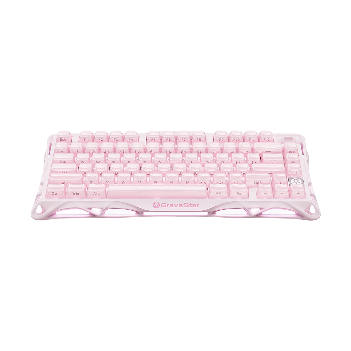GravaStar Mercury K1 Sakura Pink Wireless Mechanical Keyboard Gaming ...